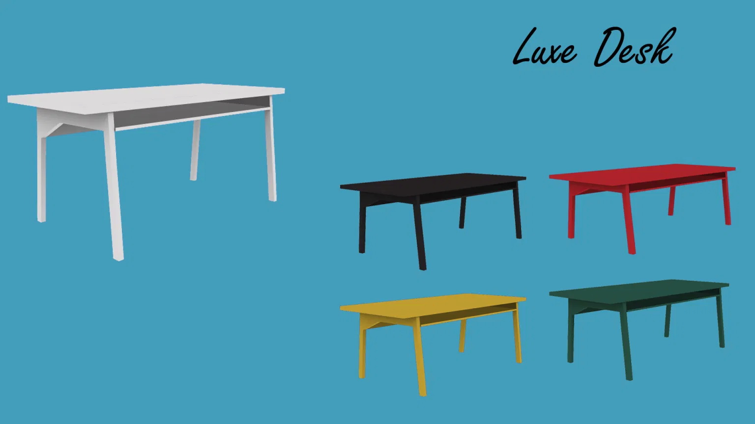 Luxe Desk from Sunkissedlilacs • Sims 4 Downloads