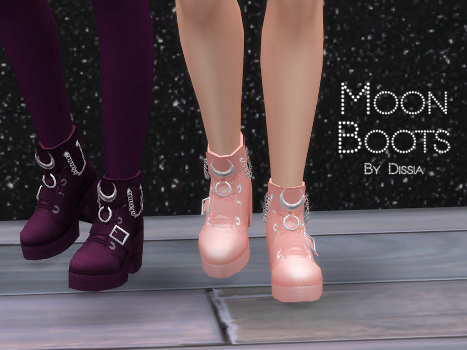 Moon Boots by Dissia from TSR • Sims 4 Downloads