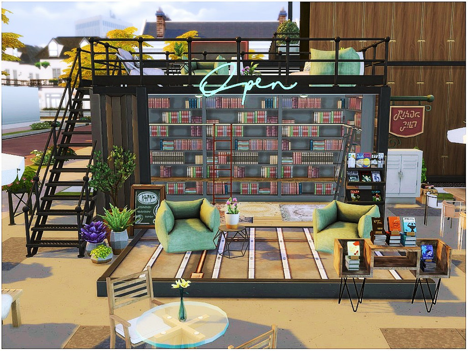Book Truck by lotsbymanal from TSR • Sims 4 Downloads
