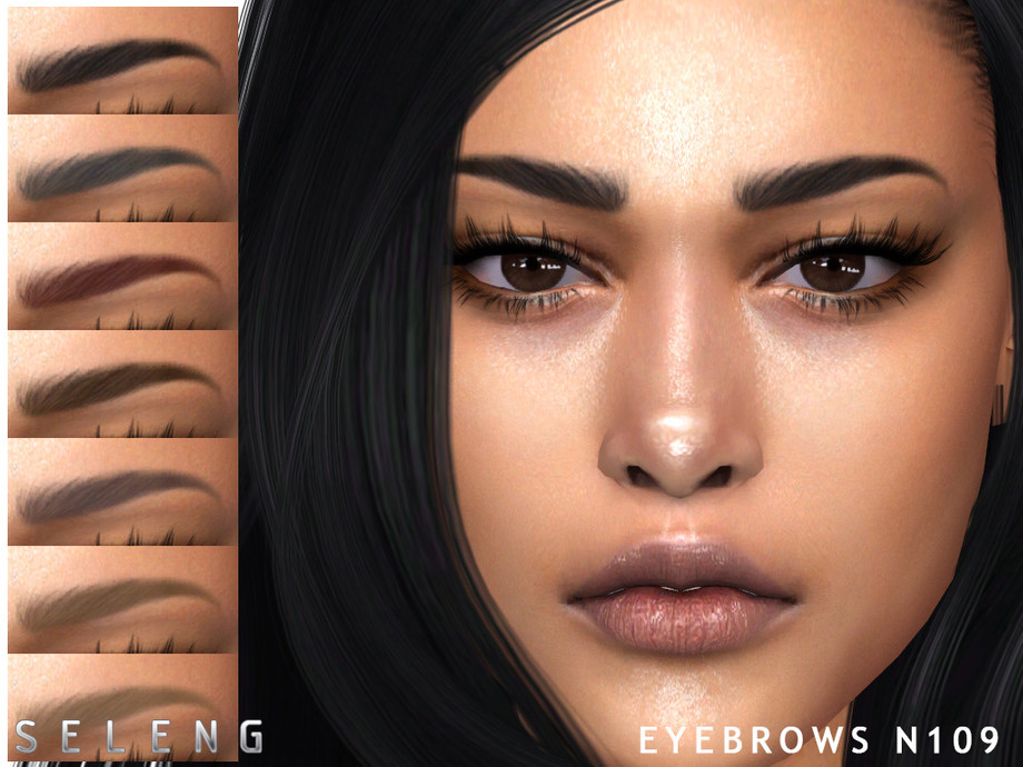 Eyebrows N109 by Seleng from TSR • Sims 4 Downloads