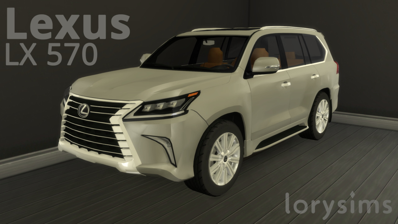Lexus LX 570 from Lory Sims • Sims 4 Downloads