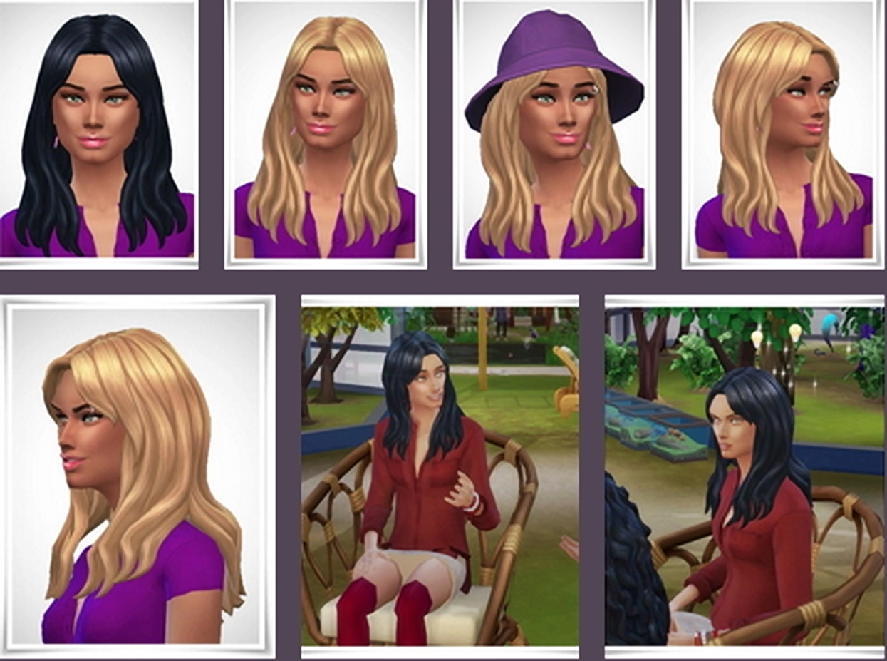 Macie Hair from Birkschessimsblog • Sims 4 Downloads