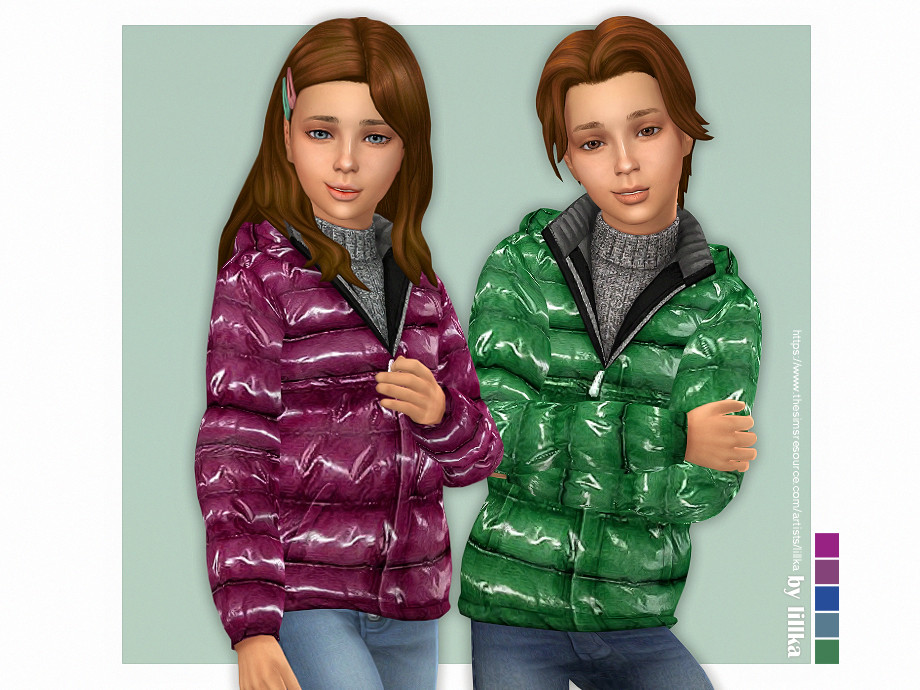 Shiny Jacket by lillka from TSR • Sims 4 Downloads