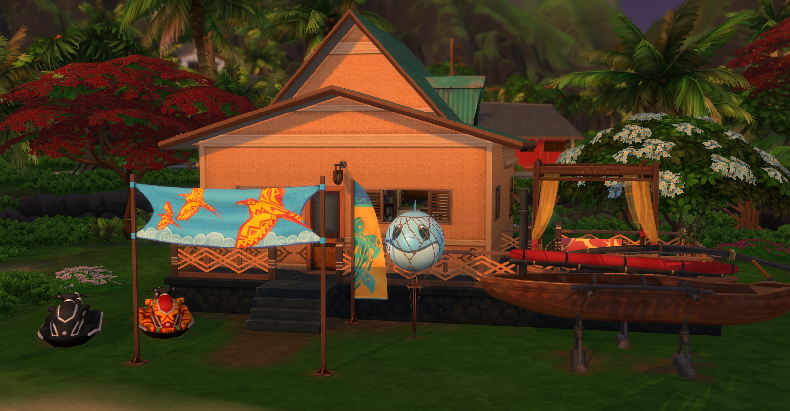 The ocean bazaar by Kaleiya from Luniversims • Sims 4 Downloads