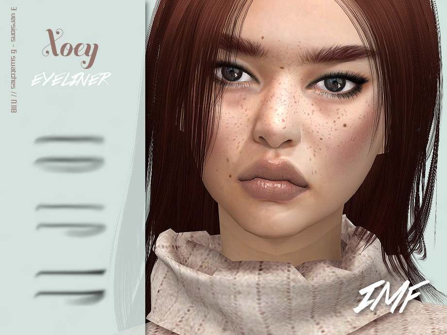 Xoey Eyeliner N.118 by IzzieMcFire from TSR • Sims 4 Downloads