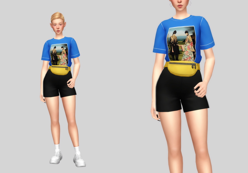Fanny pack combo from Casteru • Sims 4 Downloads