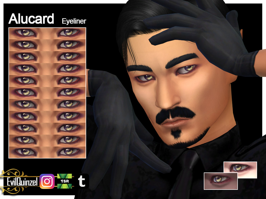 Alucard Eyeliner by EvilQuinzel from TSR • Sims 4 Downloads