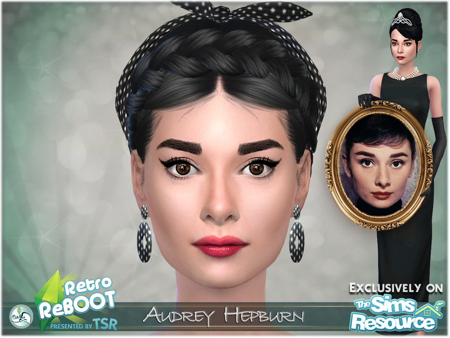 Audrey Hepburn by BAkalia from TSR • Sims 4 Downloads