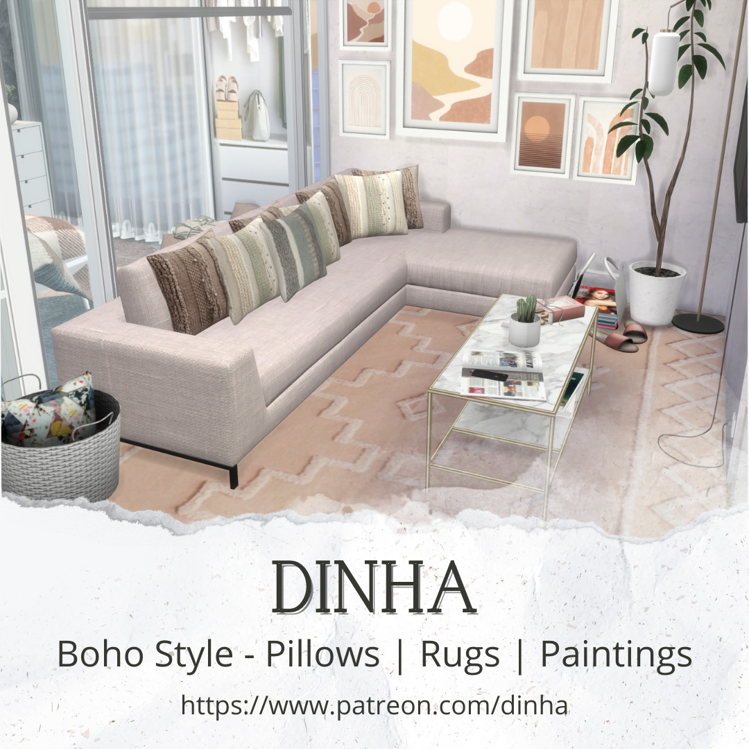 Boho Style from Dinha Gamer • Sims 4 Downloads