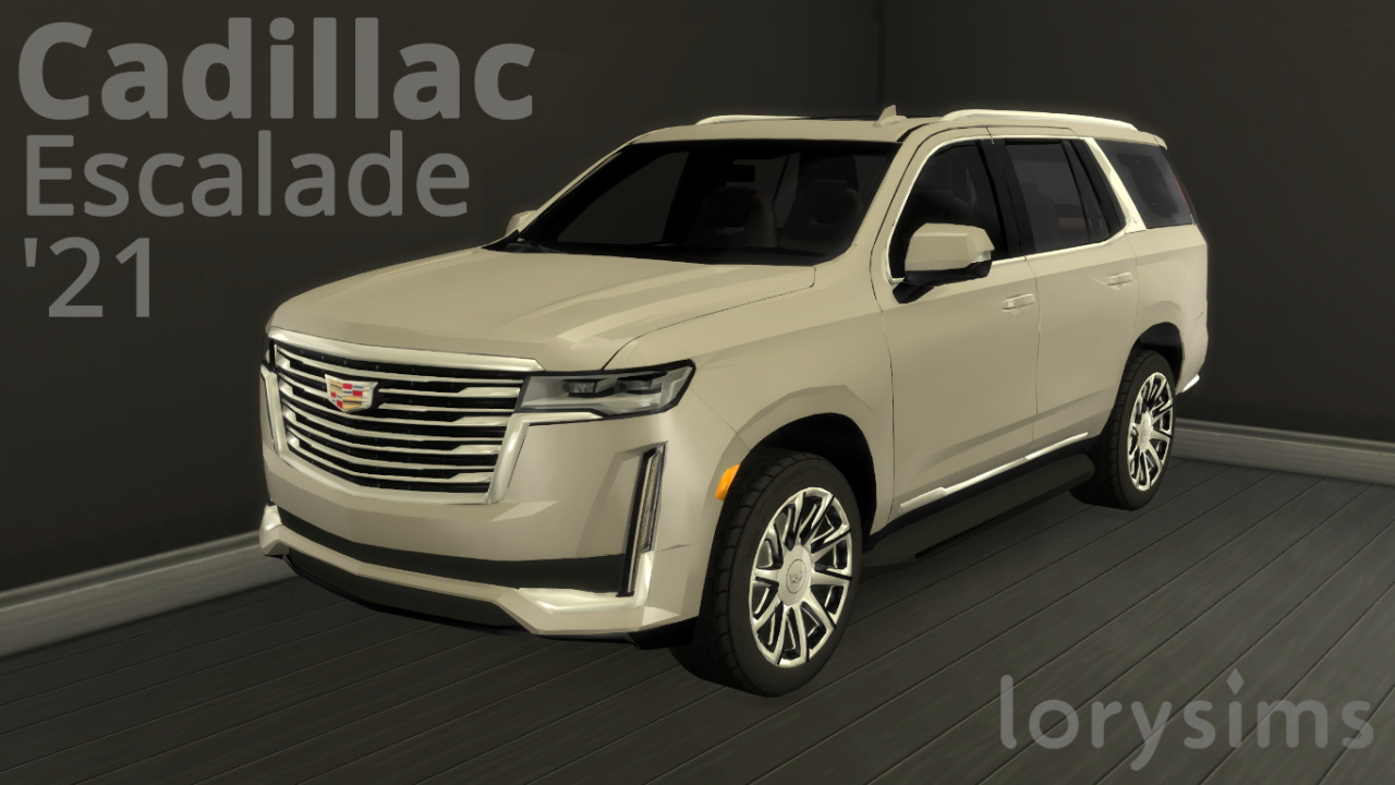 Cadillac Escalade 21 from Lory Sims • Sims 4 Downloads