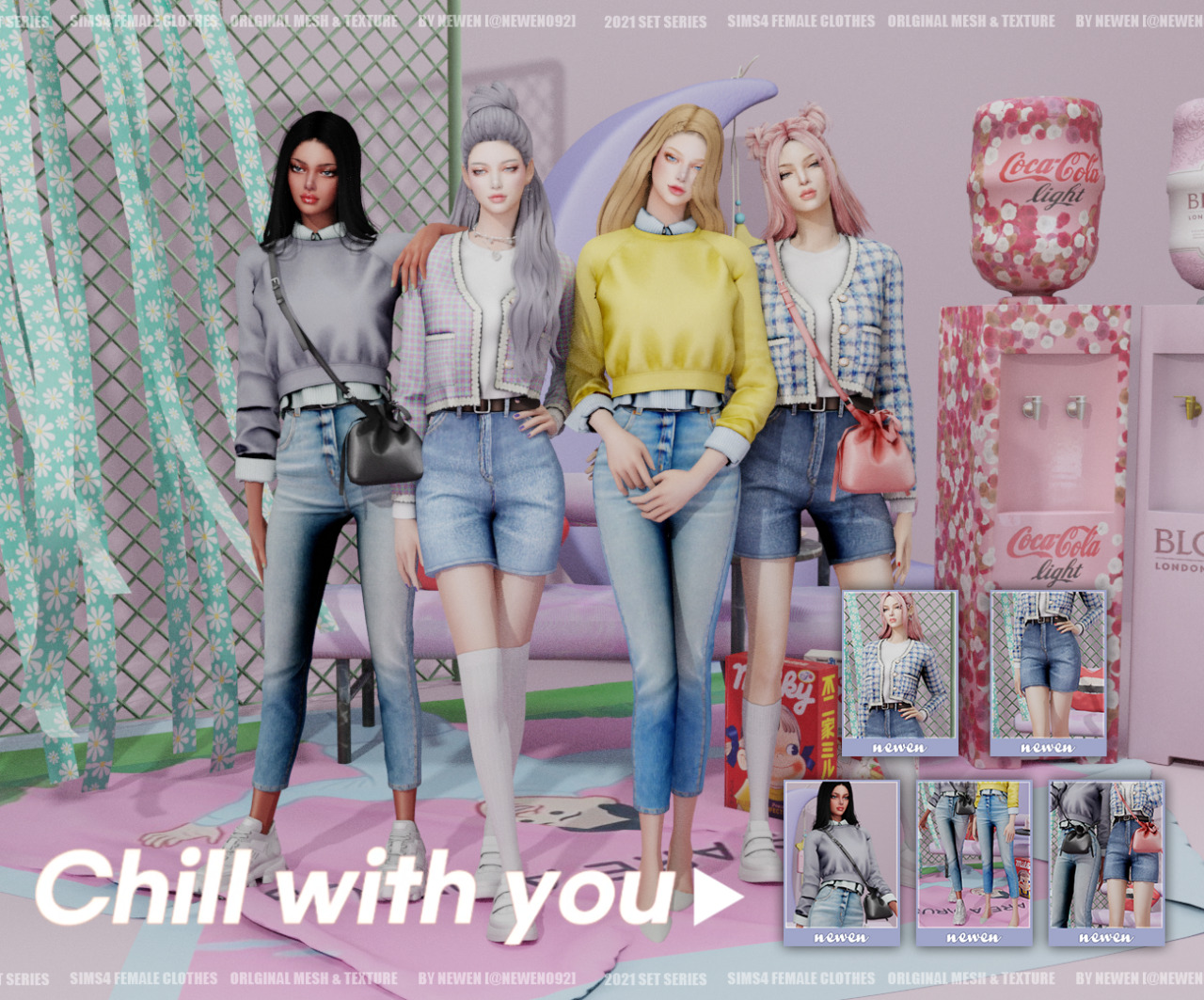 Chill With You Collection from Newen • Sims 4 Downloads