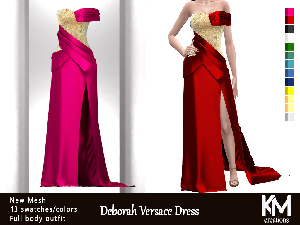 Deborah Dress from KM • Sims 4 Downloads
