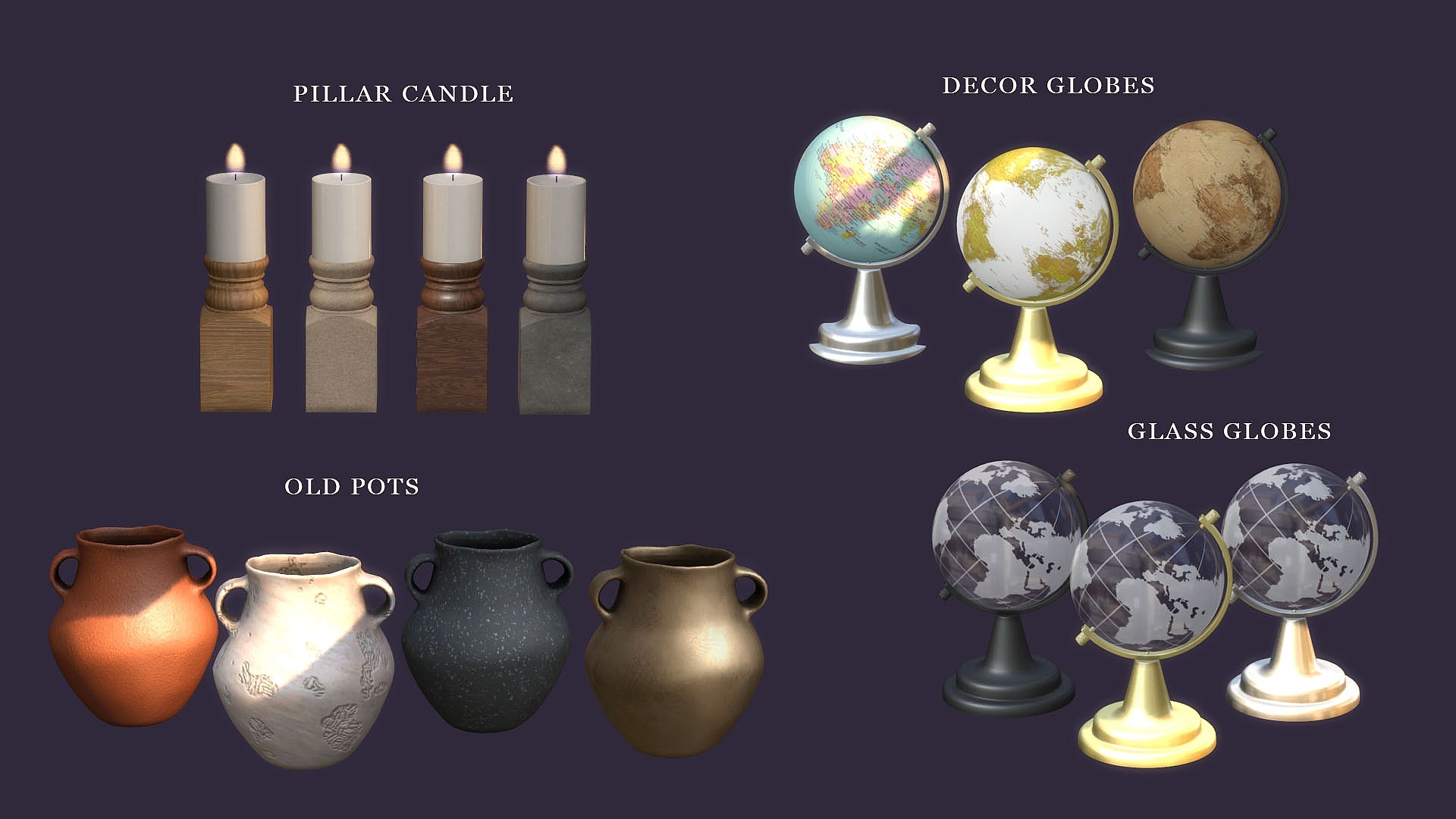 Decorations from Leo 4 Sims • Sims 4 Downloads