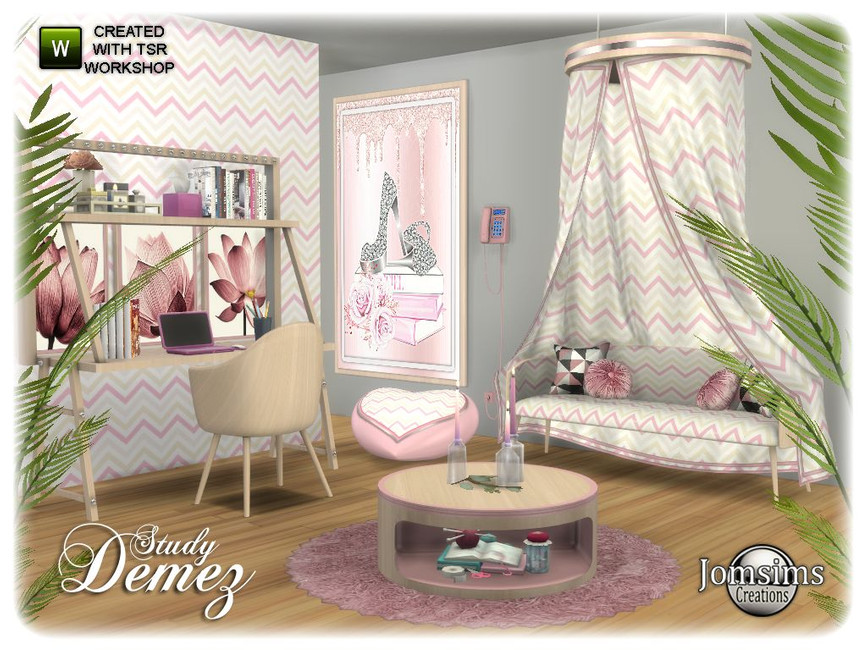 Demez study by jomsims from TSR • Sims 4 Downloads