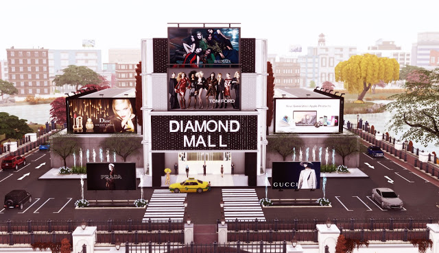 Diamond Mall from Liily Sims Desing • Sims 4 Downloads