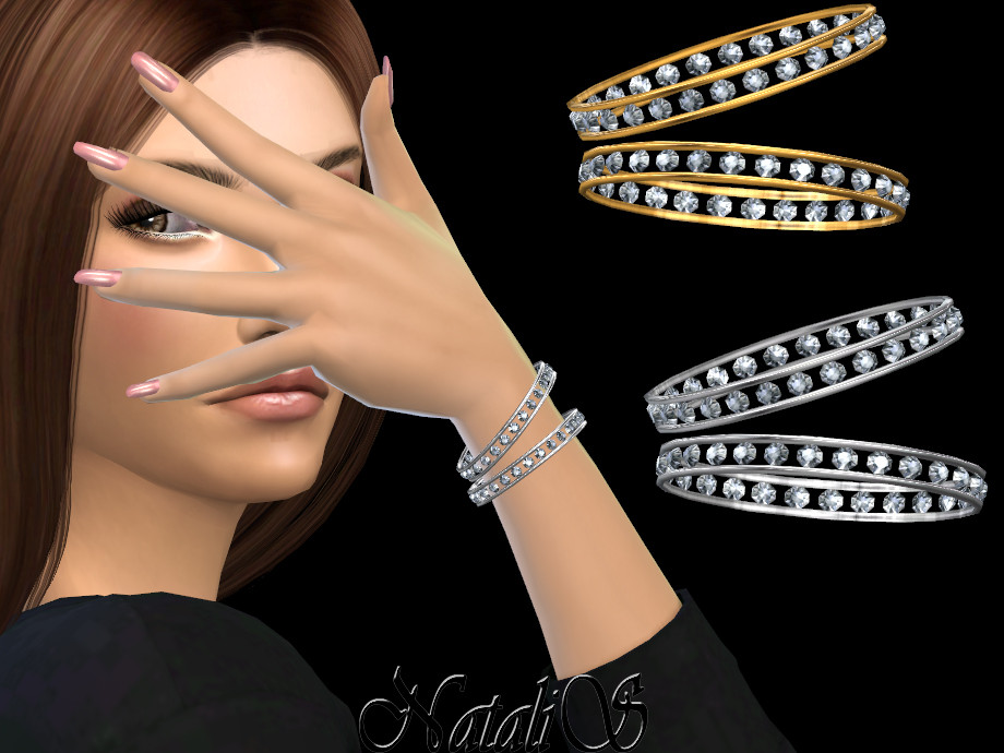 Eternity pair of bracelets by NataliS from TSR • Sims 4 Downloads