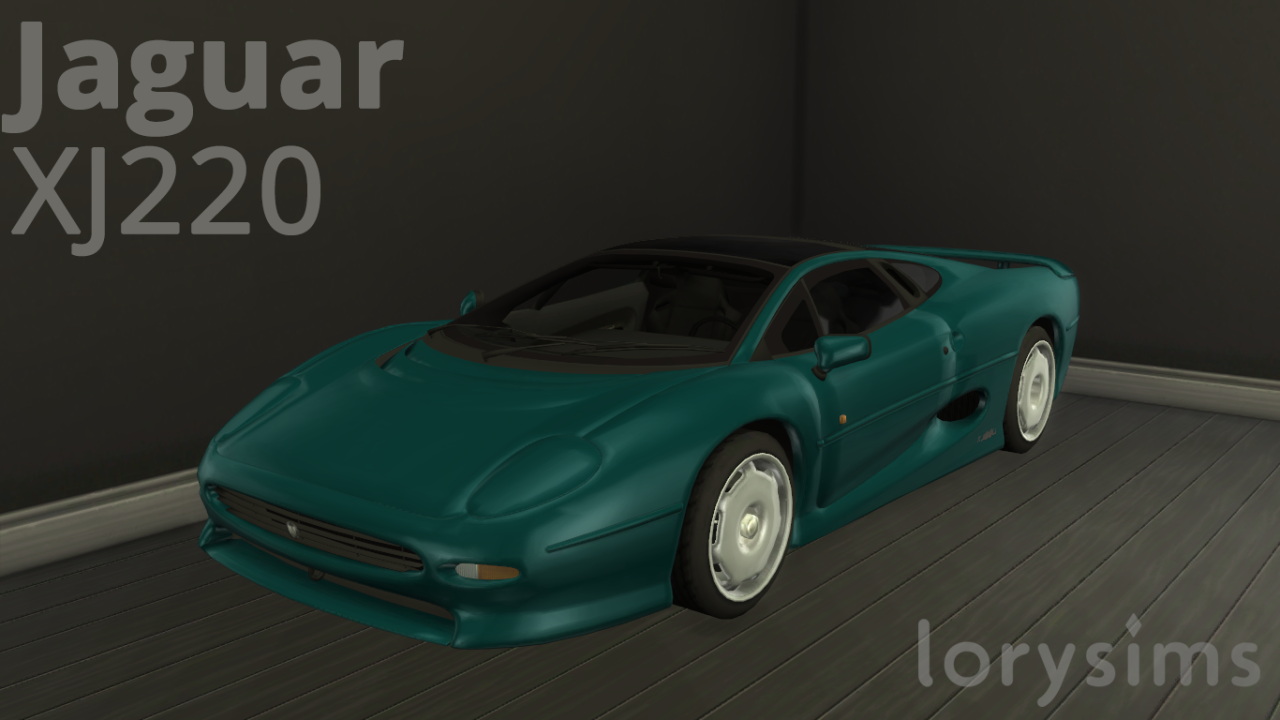 Jaguar XJ220 from Lory Sims • Sims 4 Downloads