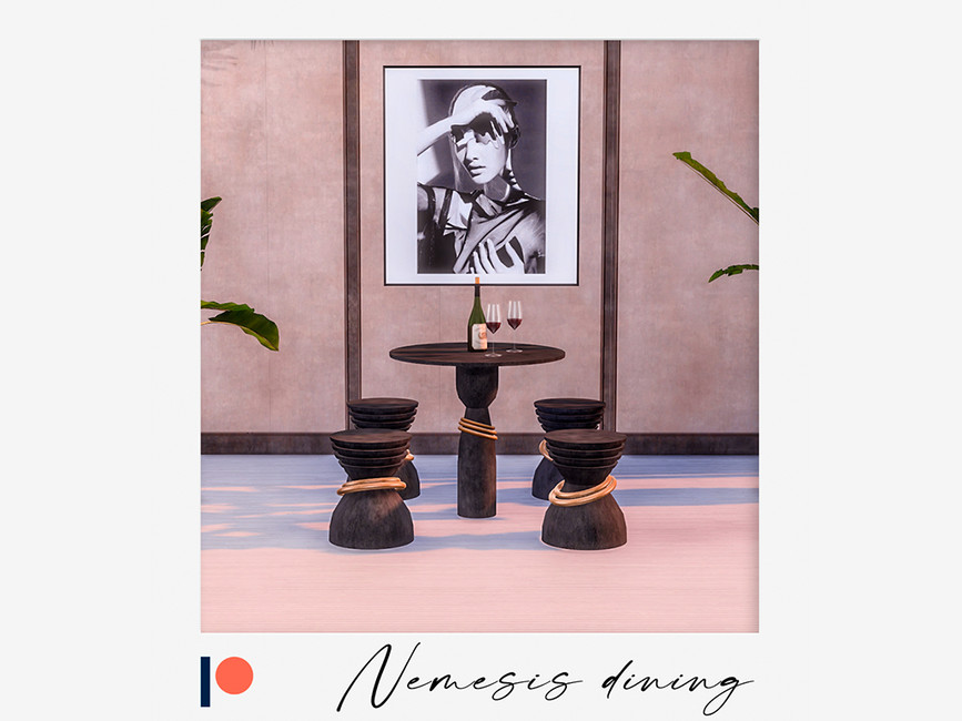 Nemesis dining set by Winner9 from TSR • Sims 4 Downloads