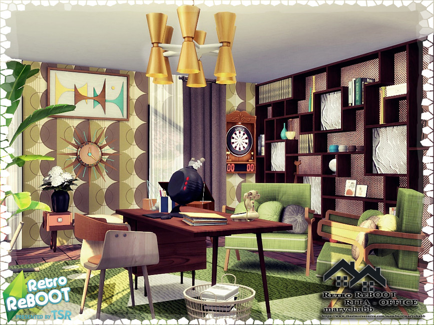 RITA Office by marychabb from TSR • Sims 4 Downloads