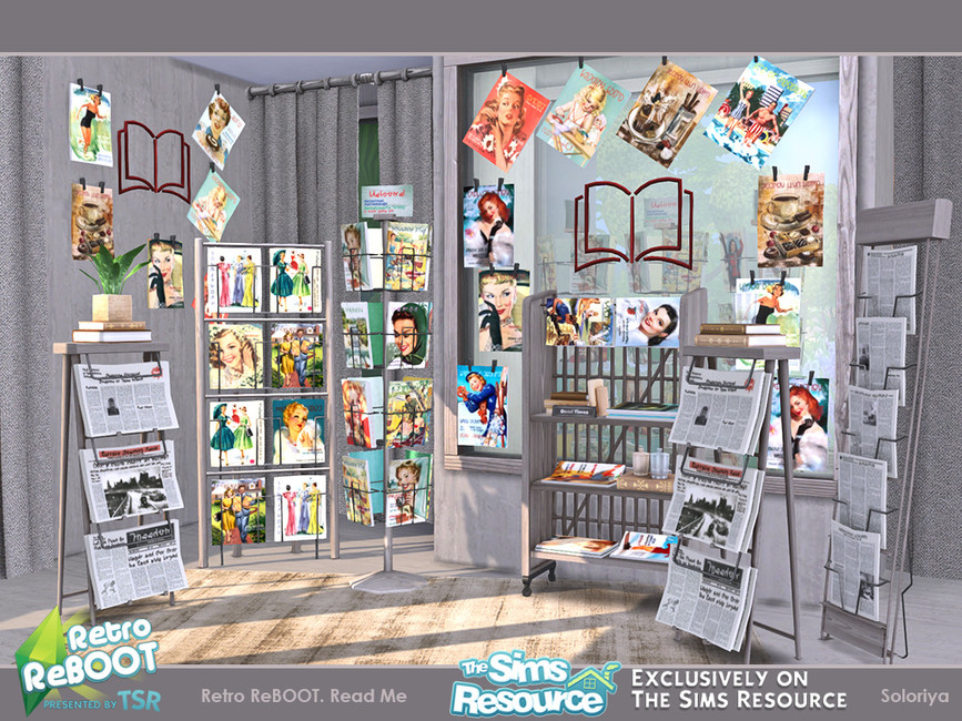 Read Me- Books by soloriya from TSR • Sims 4 Downloads