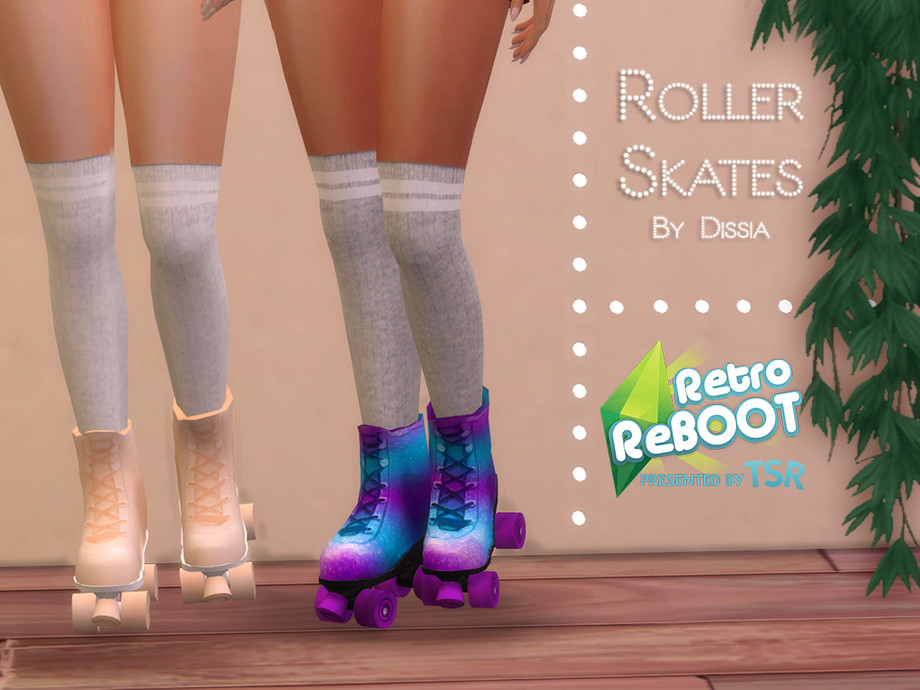 Retro Rollerskates Set by Dissia from TSR • Sims 4 Downloads