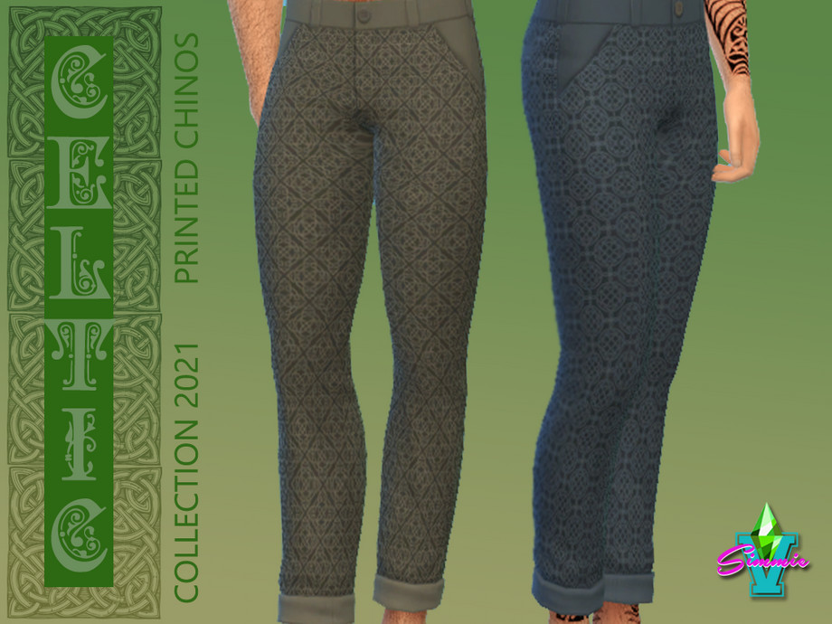 Celtic Chinos by SimmieV from TSR • Sims 4 Downloads