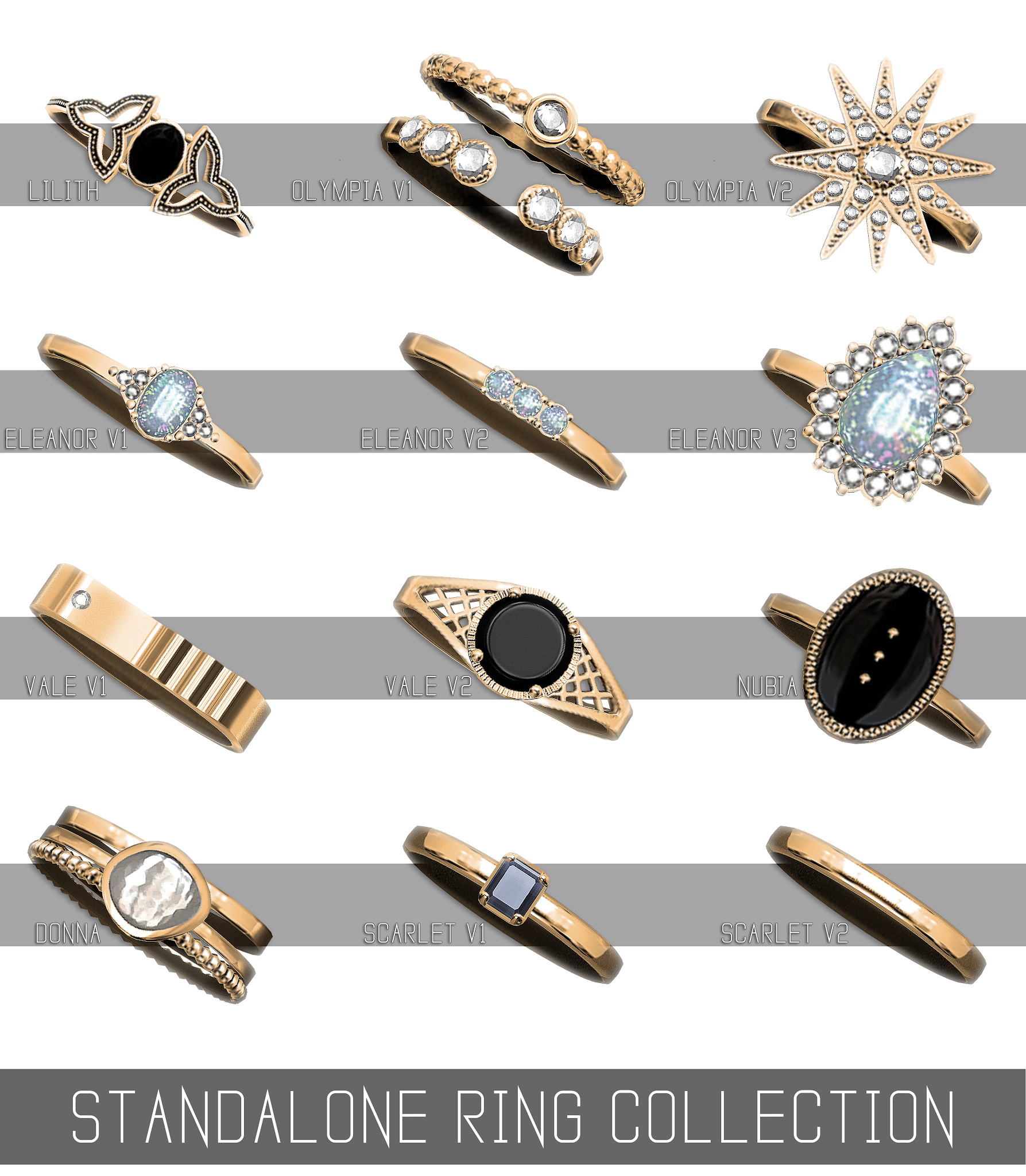 Standalone Ring Collection from Simpliciaty • Sims 4 Downloads