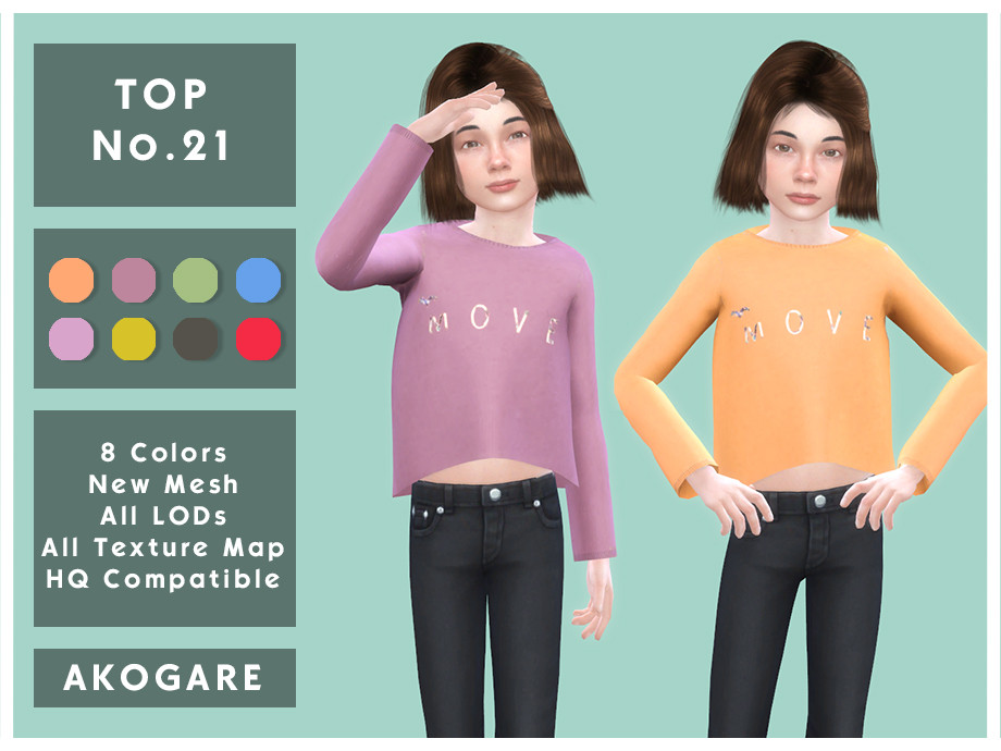 The Sims Resource: Edgy Tee-Shirt Pack by Wicked_Kittie • Sims 4 Downloads