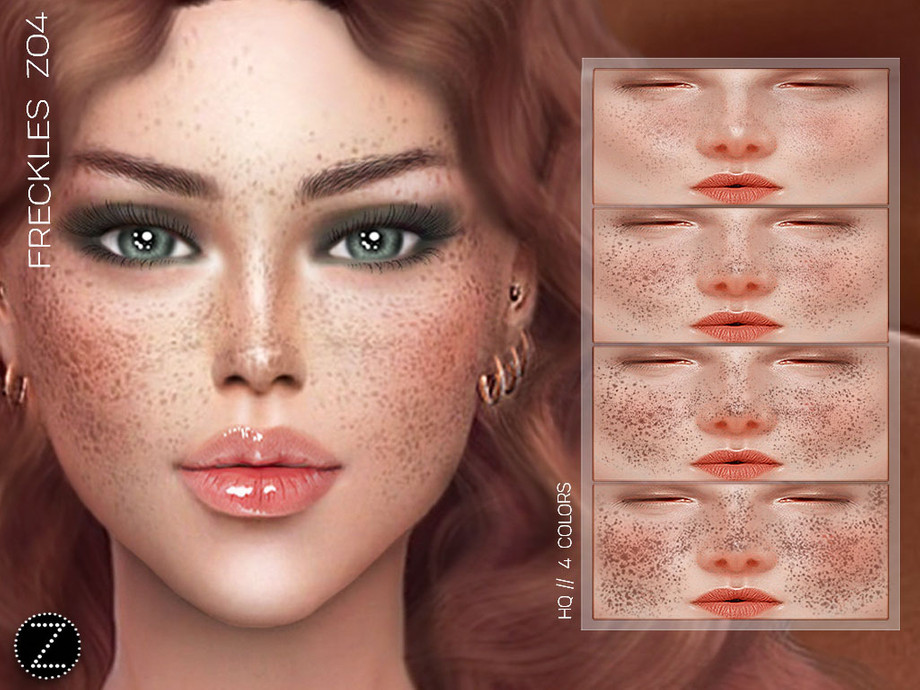 FRECKLES Z04 by ZENX from TSR • Sims 4 Downloads