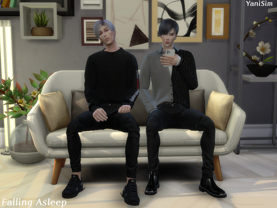 Falling Asleep Pose Pack by YaniSim from TSR • Sims 4 Downloads
