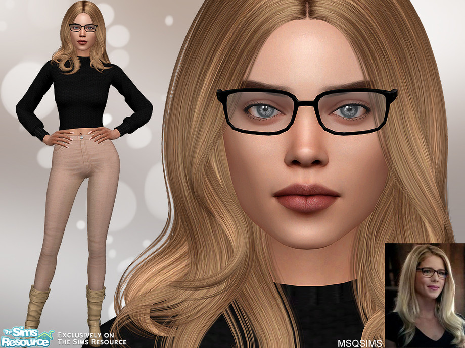 Felicity Smoak by MSQSIMS from TSR • Sims 4 Downloads