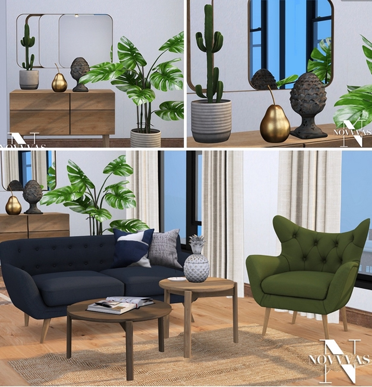 Madeira Livingroom from NOVVAS • Sims 4 Downloads