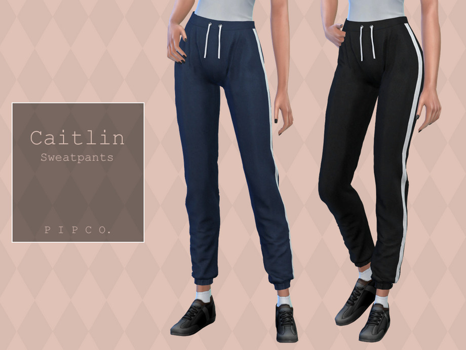Caitlin Sweatpants by Pipco from TSR • Sims 4 Downloads