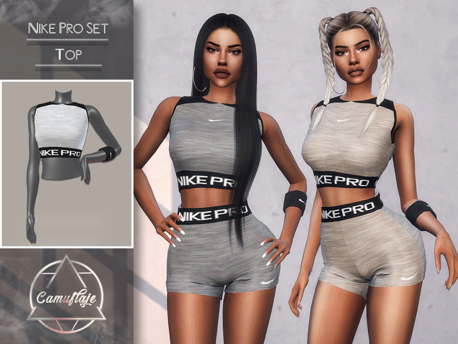Pro Set Top by Camuflaje from TSR • Sims 4 Downloads