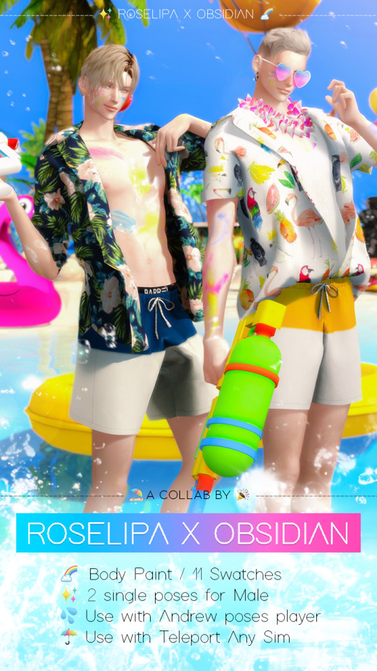 Songkran Festival 2021 from Obsidian Sims • Sims 4 Downloads