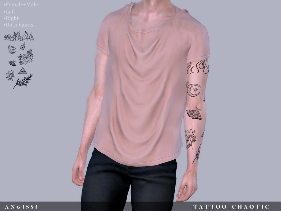 The Sims Resource: Scissor Necklace by Pralinesims • Sims 4 Downloads