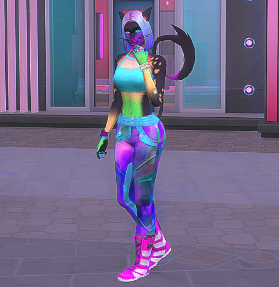 The Cyber Kat by jwjj420 from Mod The Sims • Sims 4 Downloads