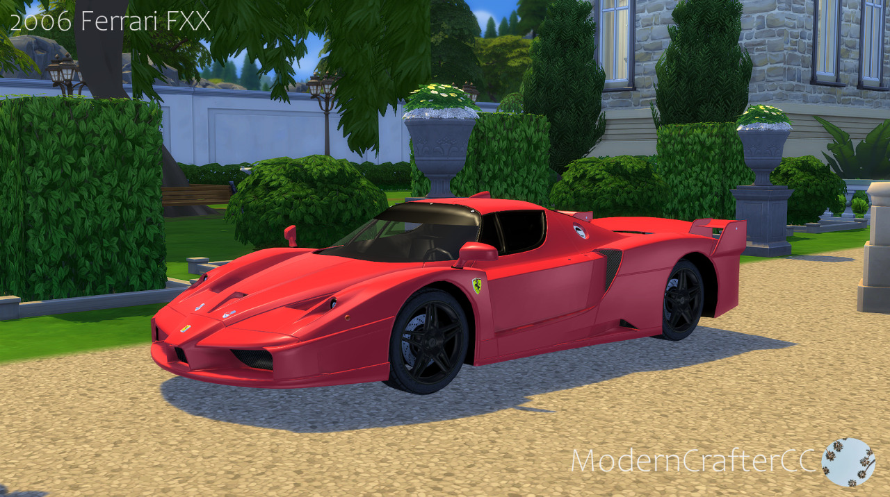 2006 Ferrari FXX from Modern Crafter • Sims 4 Downloads