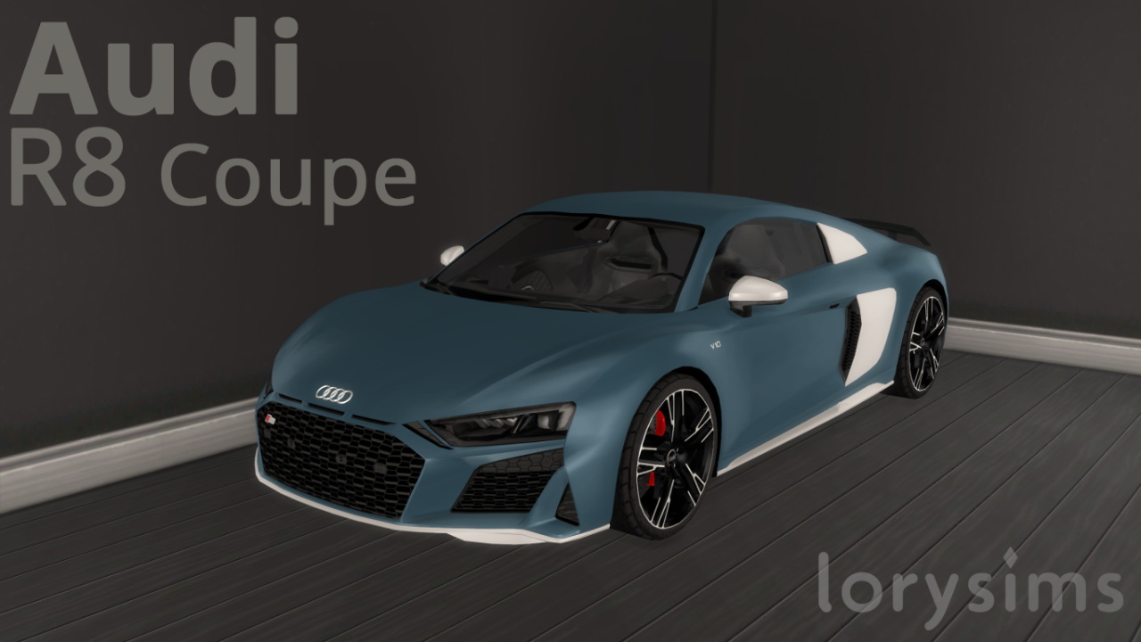 2019 Audi R8 Coupe from Lory Sims • Sims 4 Downloads