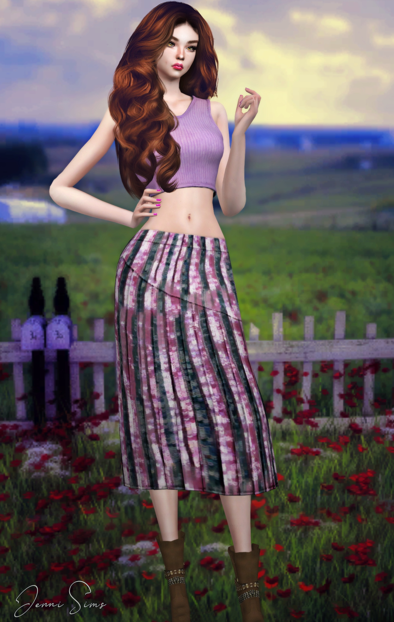 Boho Skirt from Jenni Sims • Sims 4 Downloads