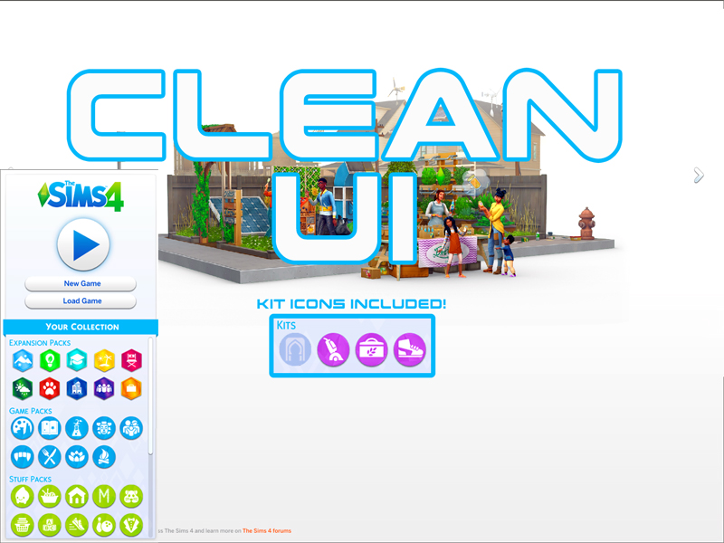 Clean UI by TwistedMexi from TSR • Sims 4 Downloads