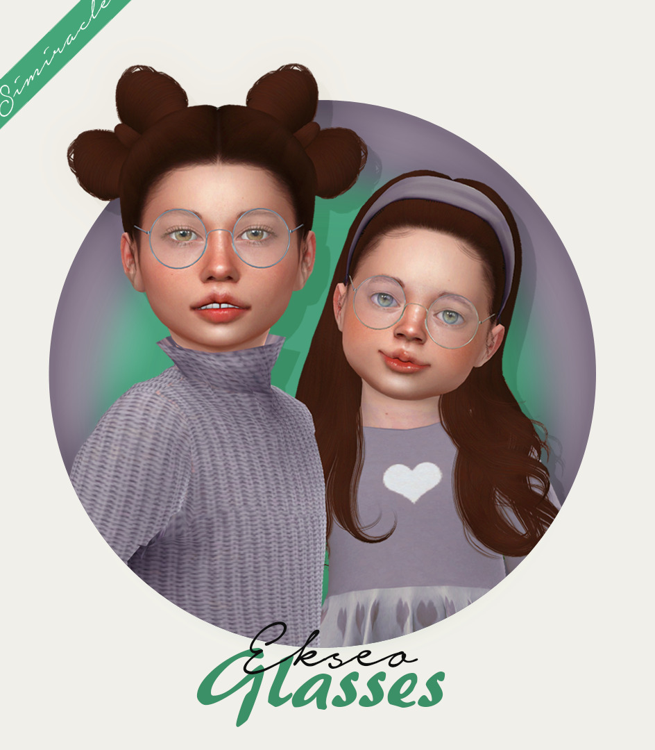 Ekseo Glasses from Simiracle • Sims 4 Downloads