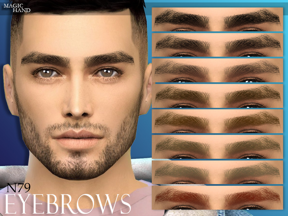 Eyebrows N79 by MagicHand from TSR • Sims 4 Downloads