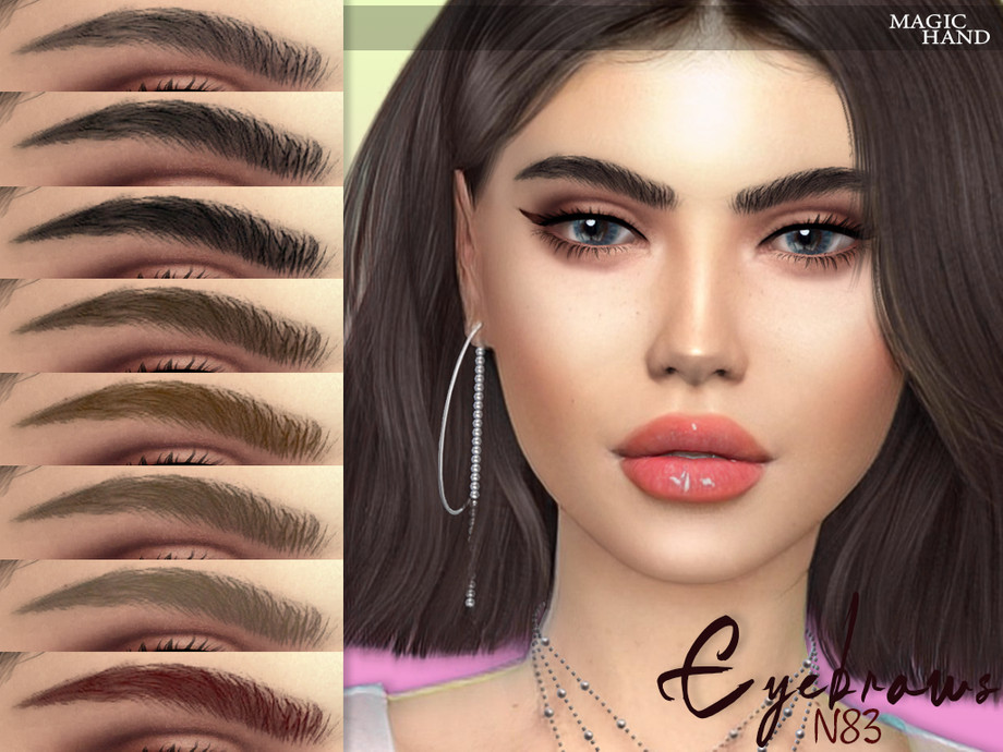 Eyebrows N83 by MagicHand from TSR • Sims 4 Downloads