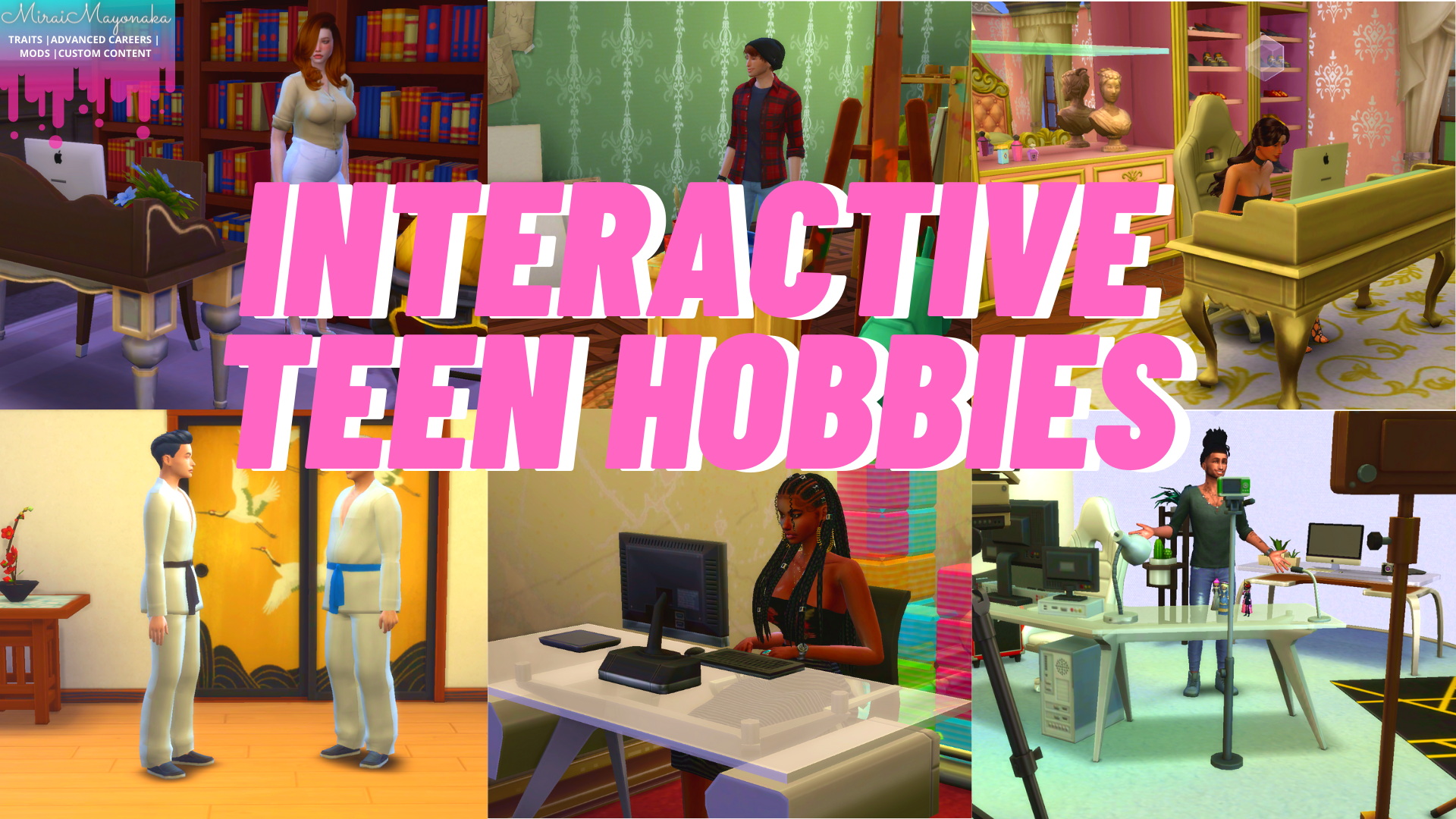 Interactive Teen Hobbies 0.9 by MiraiMayonaka from Mod The Sims • Sims ...