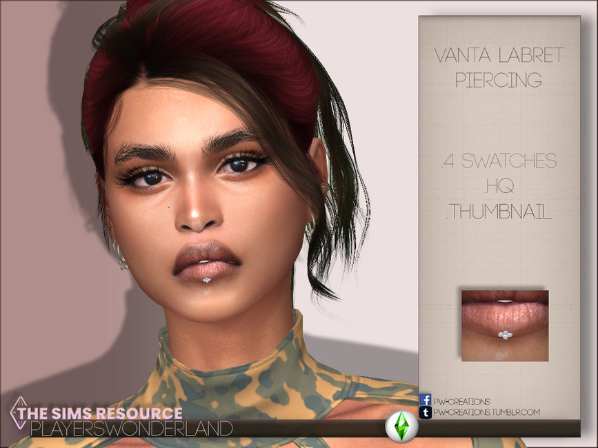 Vanta Labret Piercing and Mouthpreset N29 from Players Wonderland ...