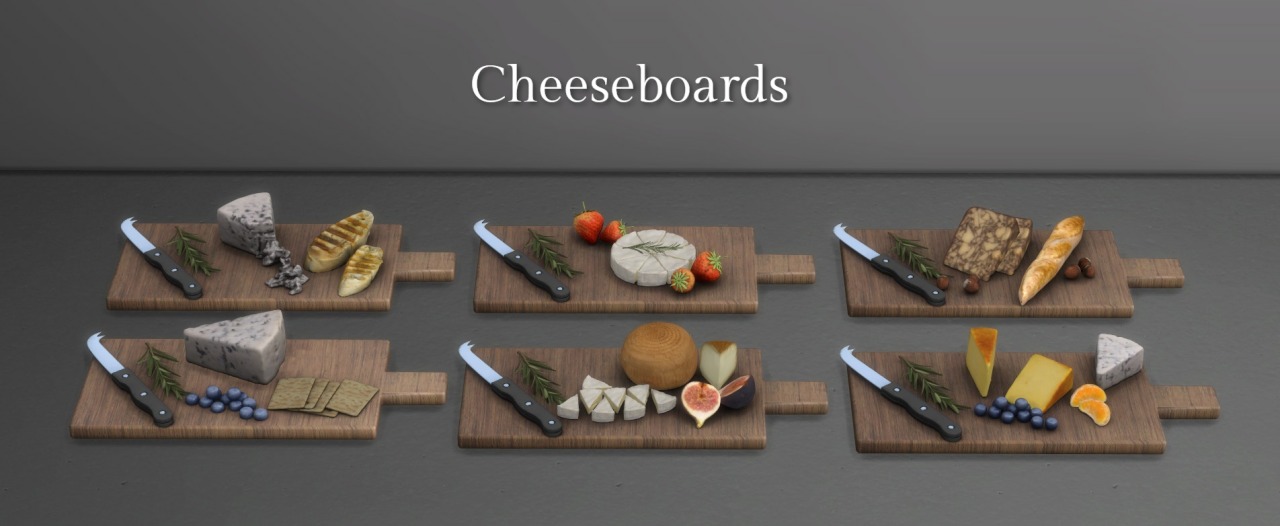 Cheese Boards from Leo 4 Sims • Sims 4 Downloads