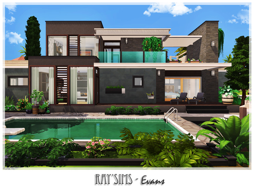 Evans House by Ray_Sims from TSR • Sims 4 Downloads