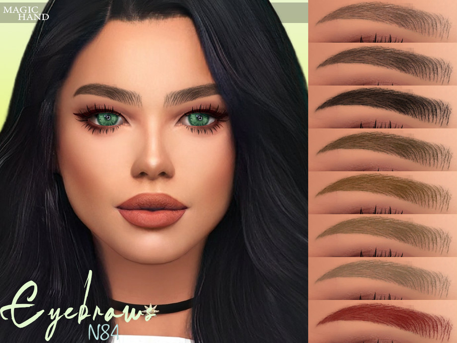 Eyebrows N84 by MagicHand from TSR • Sims 4 Downloads