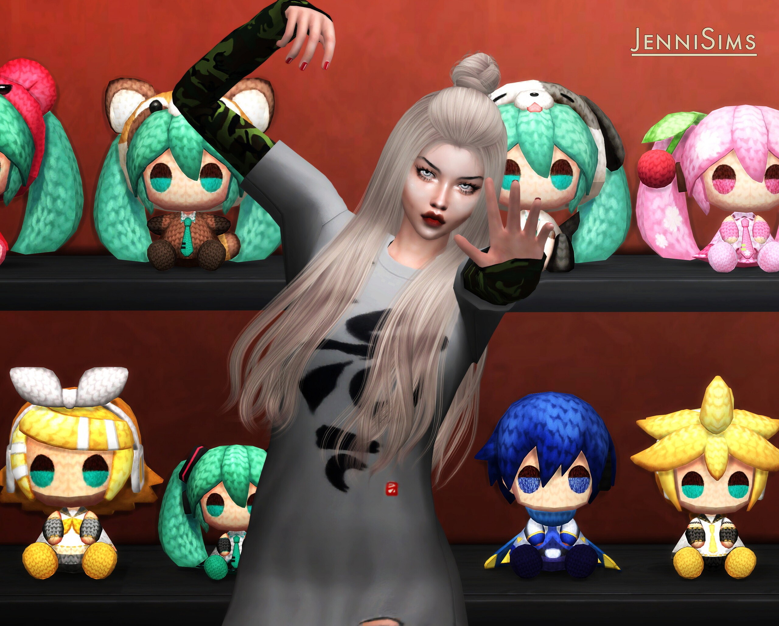 Hatsune miku from Jenni Sims • Sims 4 Downloads